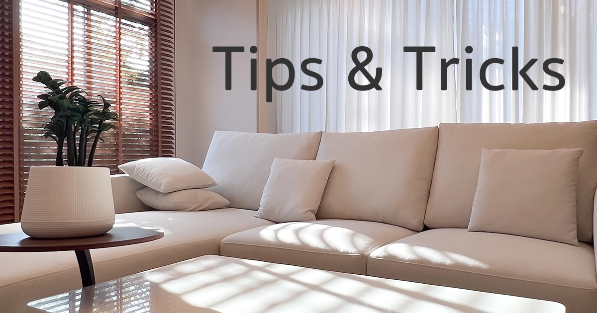 Tips & Tricks - Ideas for curtain and wallpaper.